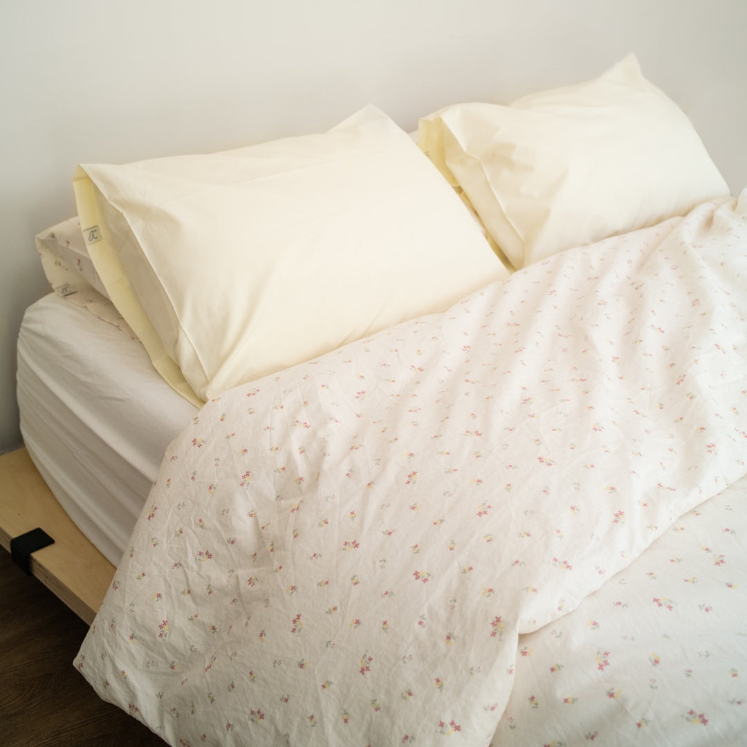 Yuzu Yellow Pillowcase Set – Kiyko Home